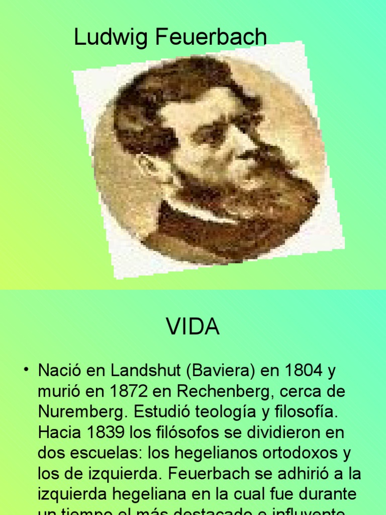 Ludwig Feuerbach 11a | PDF | Ciencias sociales | Filosofía