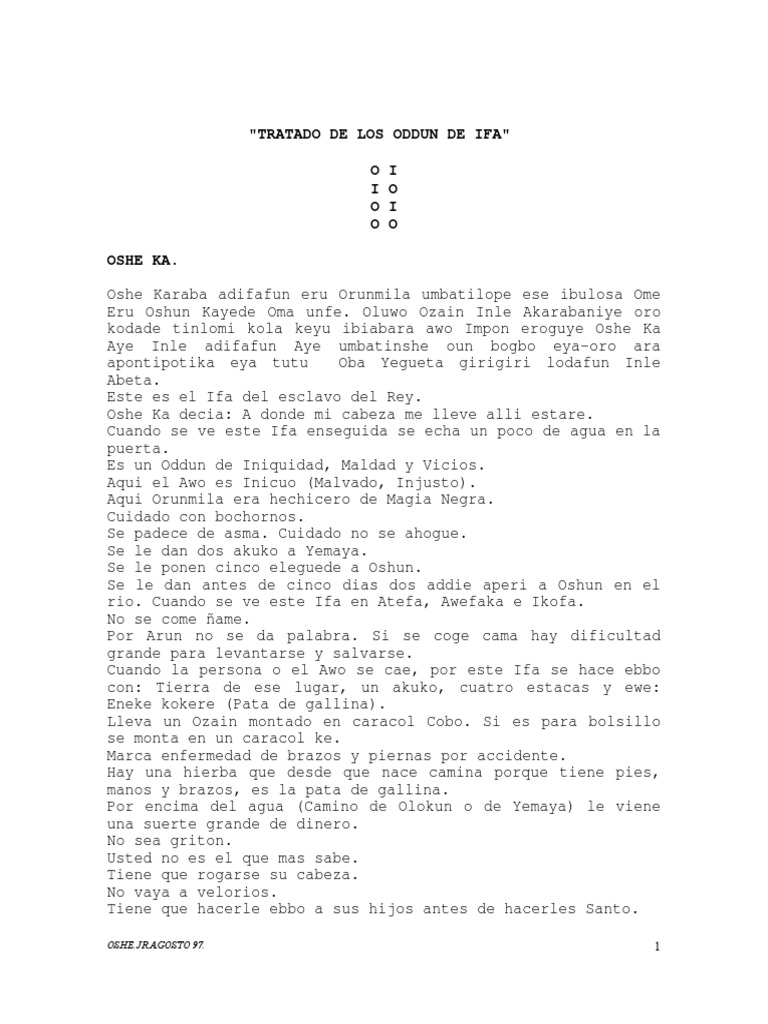 Oshe Jose Rivas | PDF | Religión y creencia | Naturaleza