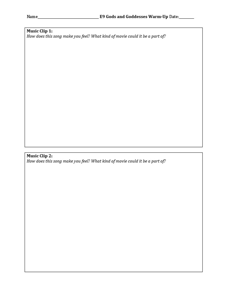 How Does This Song Make You Feel? What Kind of Movie Could It Be A Part ...