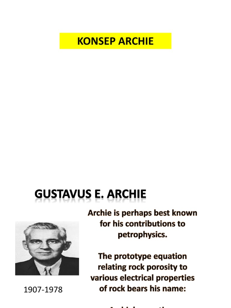 Archie Equation | PDF