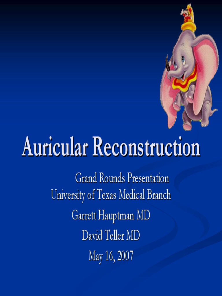 Auricular Reconstruction Techniques Overview | PDF | Ear | Human Anatomy