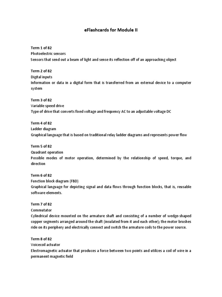 CAP Eflashcards Modulo II | PDF | Electric Motor | Field Effect Transistor