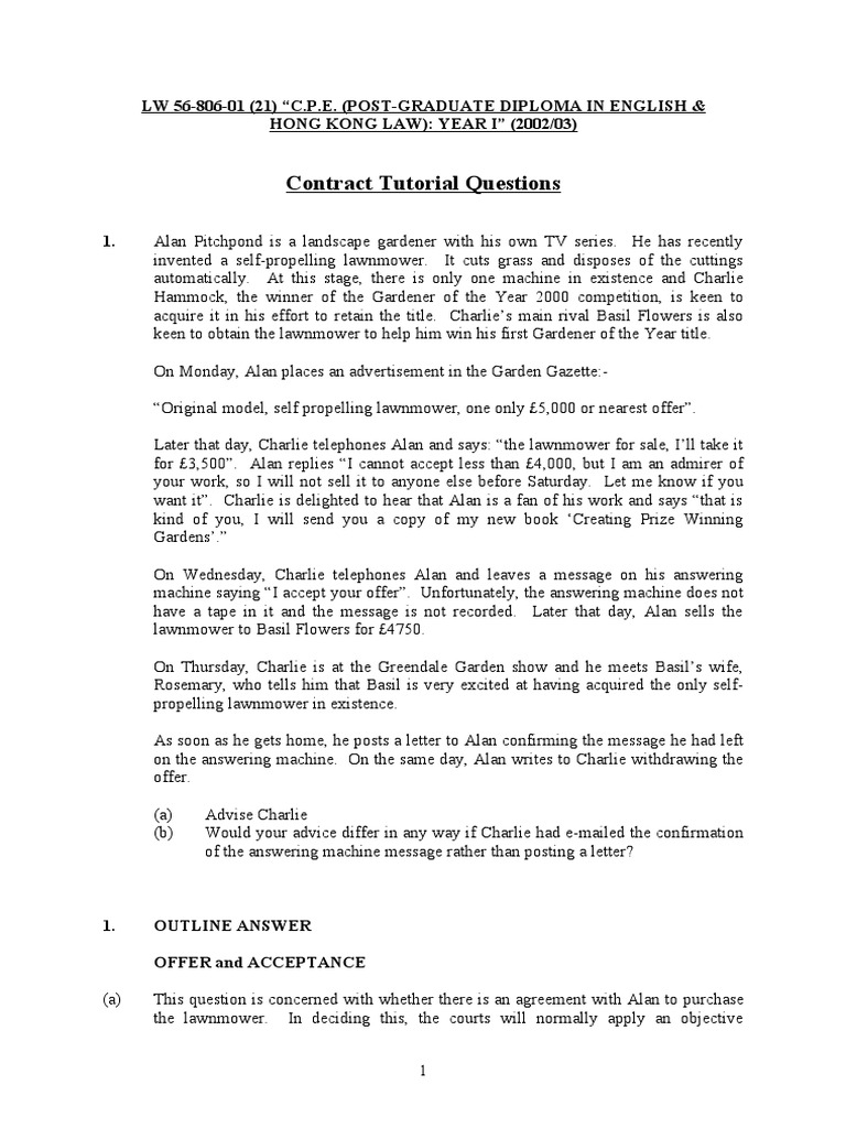 Tutorial Ans-Contract 2002 | PDF