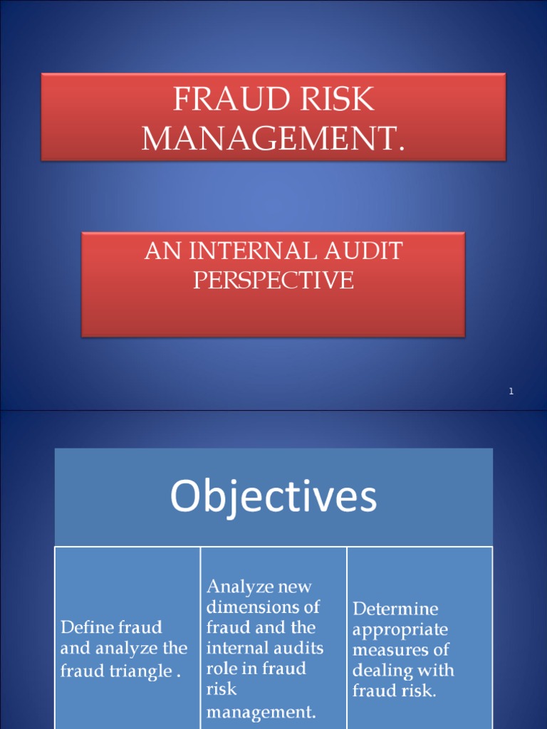 Fraud Risk Management | PDF | Fraud | Risk