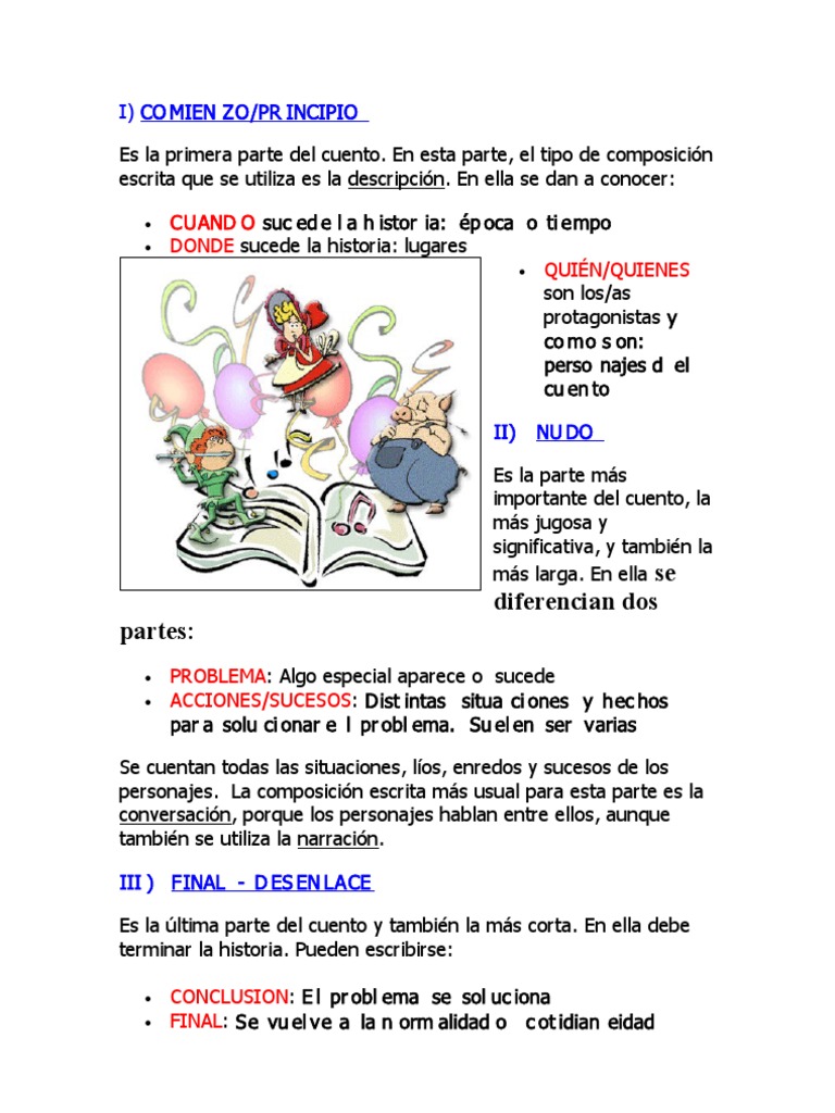 Partes de Un Cuento | PDF