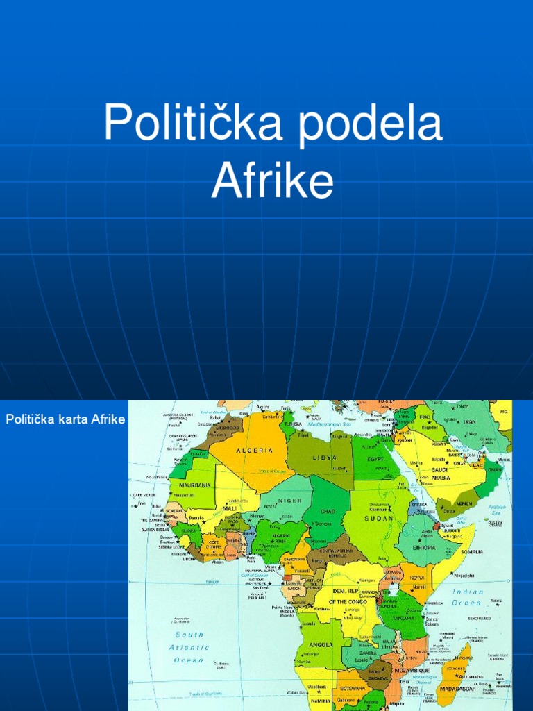 Afrika Politicka+Podela+i+Stanovnistvo | PDF