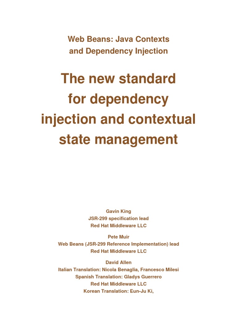 Webbeans Reference | PDF | Enterprise Java Beans | Application Programming Interface