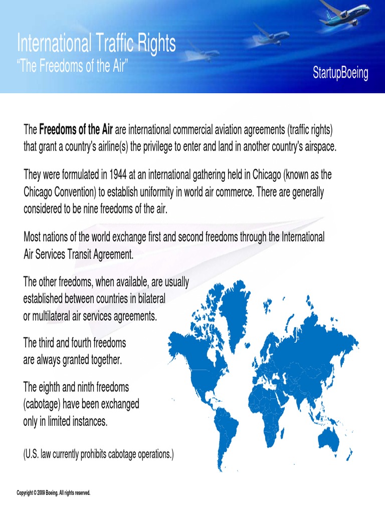 StartupBoeing Freedoms of The Air | PDF | Aviation | Transport