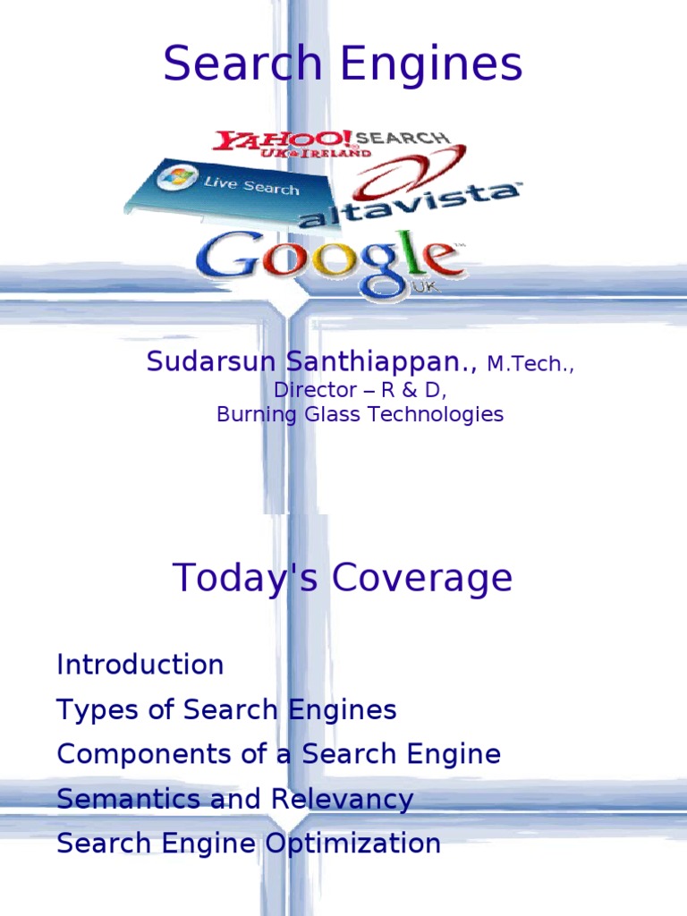 Search Engines | PDF | Web Search Engine | Search Engine Indexing