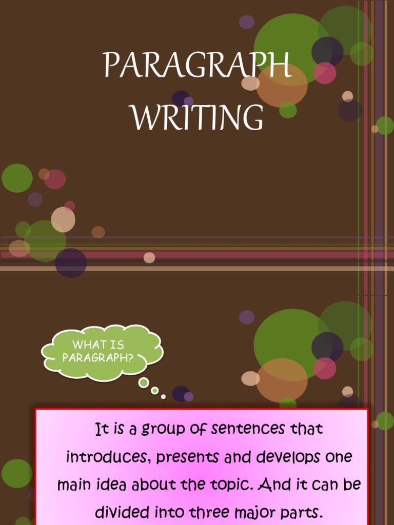Paragraph Writing | PDF | Paragraph | Canada