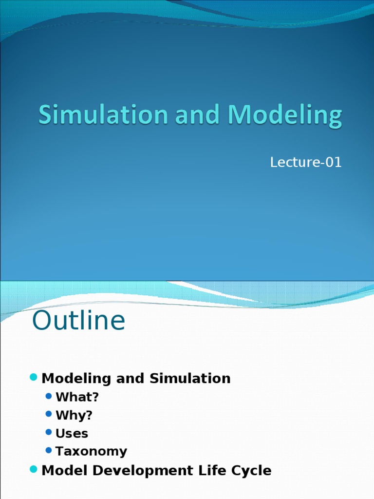Simulation and Modeling | PDF