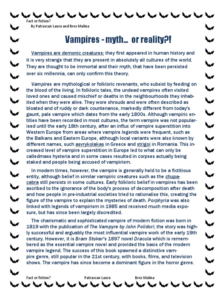 Vampires - English... | PDF | Vampires | Wellness