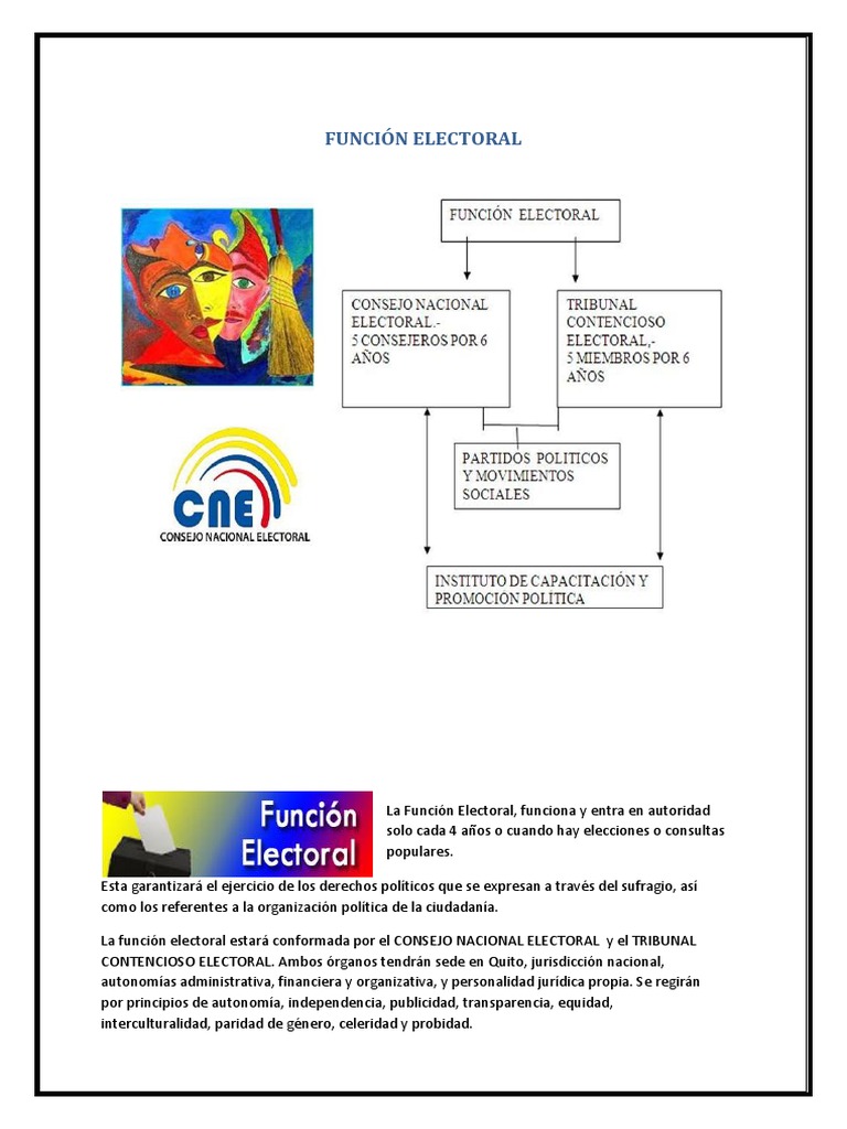Funcion Electoral | PDF | Elecciones | Jurisdicción