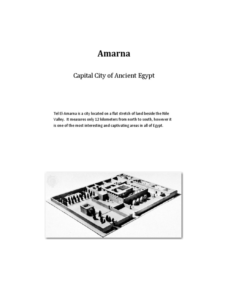 Amarna City | PDF | Akhenaten | Tutankhamun