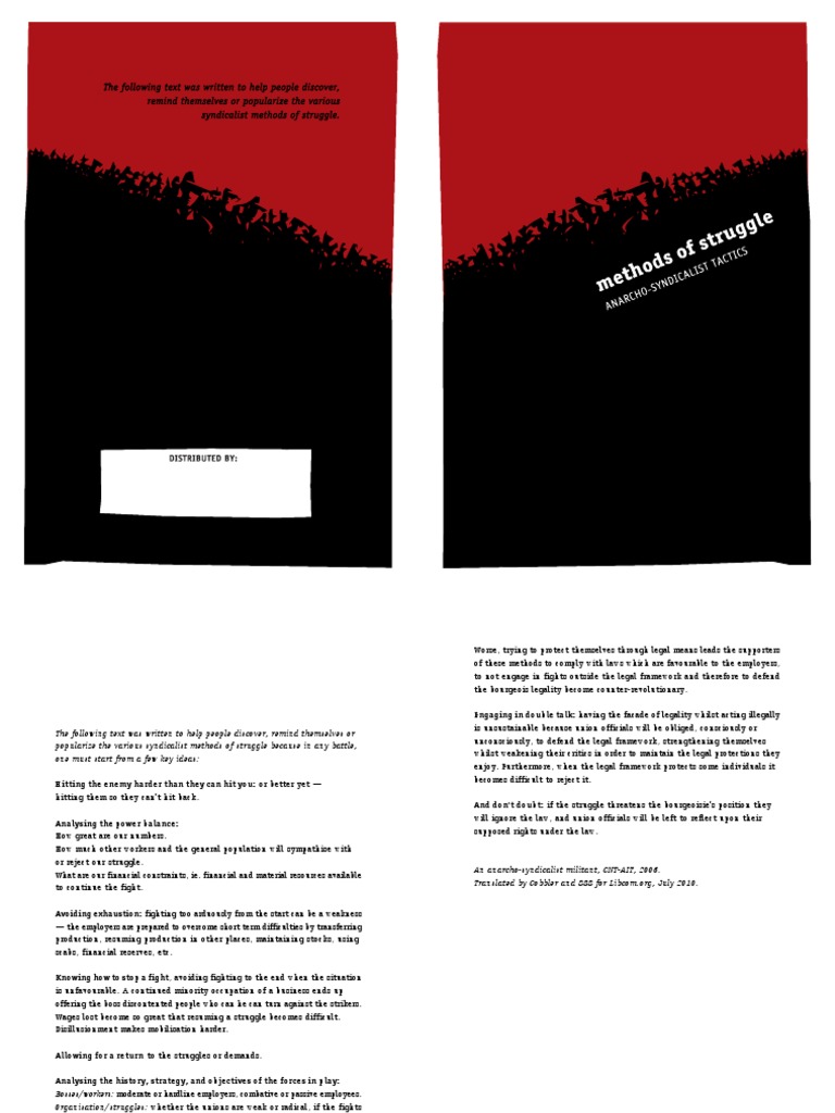 Methods of Struggle | PDF