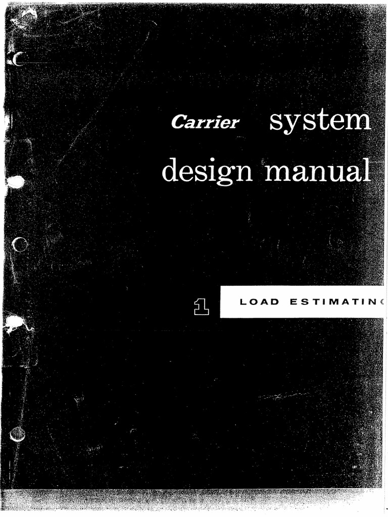 System Design Manual - Part 1 - Load Estimation | PDF