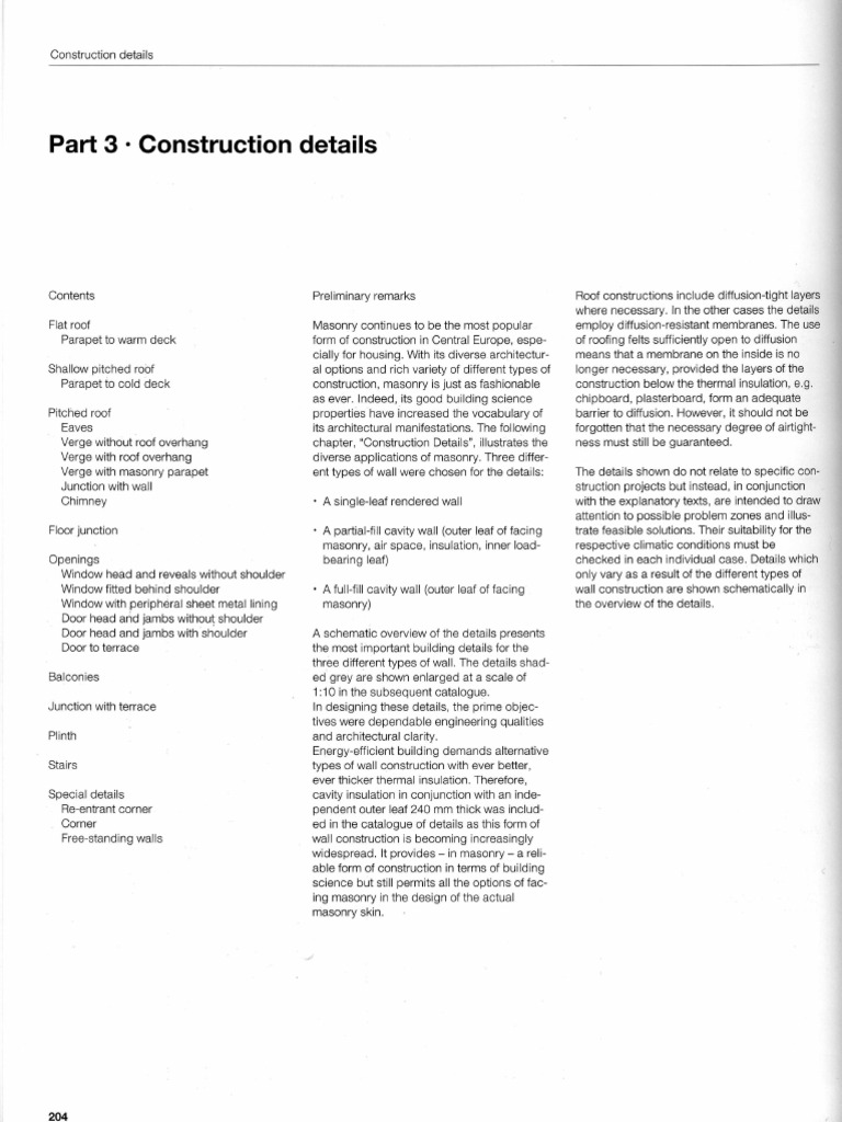 Masonry Construction Manual - Construction Details | PDF | Roof | Masonry