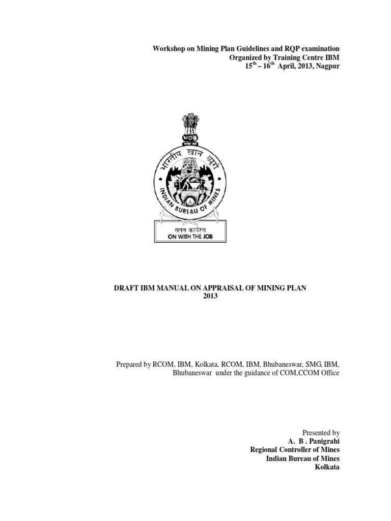 IBM Manual Miningplan | PDF | Guarantee | Mining