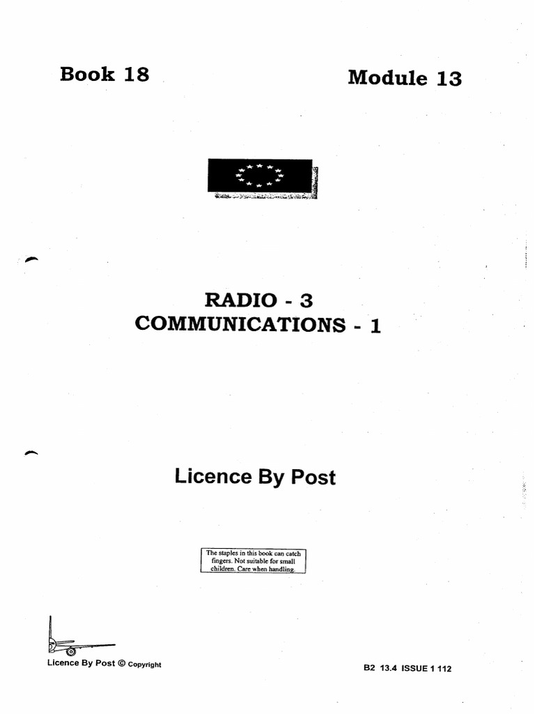 EASA Module 13 18 Radio - 3 Communications - 1 | PDF | Foreign Language ...