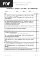 Loading-Unloading Operations Checklist | PDF