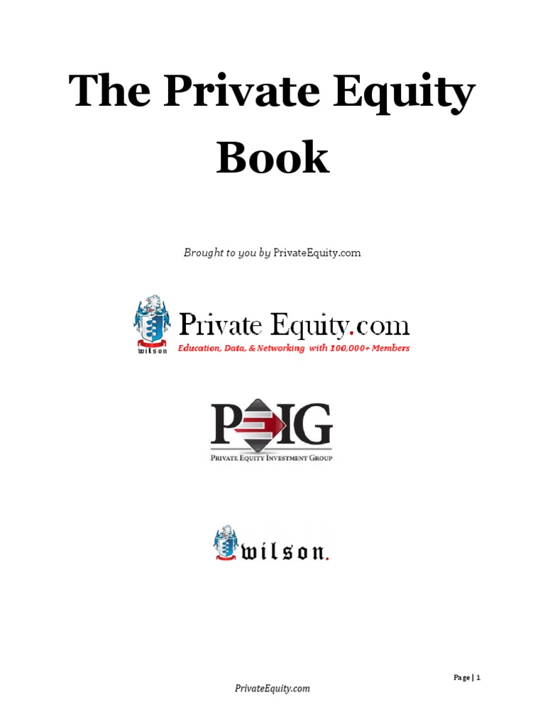 Private Equity Book | PDF | Private Equity | Carried Interest
