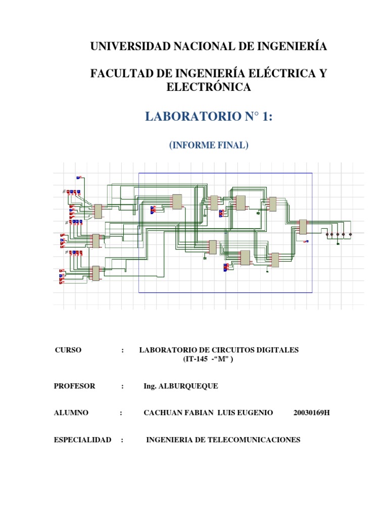 Informe Final Lab 1 | Descargar gratis PDF | Notación Matemática | Codificaciones