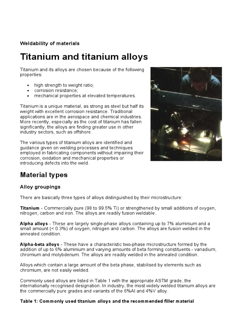 Titanium&Titanium Alloys | PDF | Titanium | Alloy