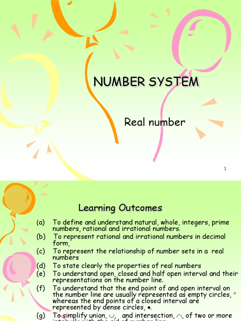 Number System - Real Number (14.6.2012) | PDF | Numbers | Rational Number