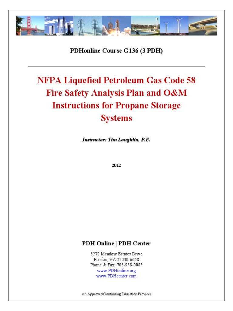 NFPA Liquefied Petroleum Gas Code 58 Fire Safety Analysis Plan and O&M ...