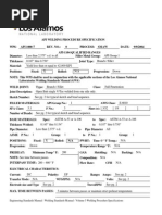 Aluminium WPS | PDF | Welding | Construction