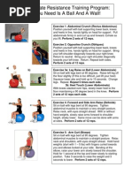 Throwers Ten Exercise Program | PDF | Anatomical Terms Of Motion | Elbow