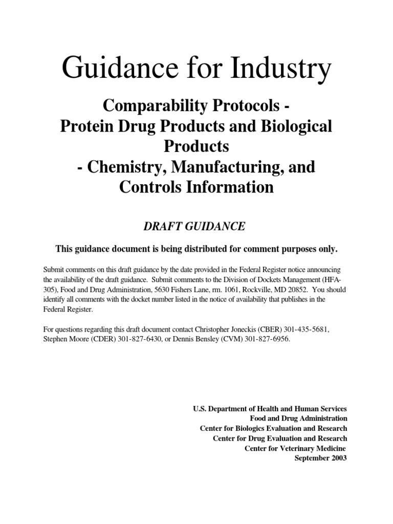 Guidance For Industry | PDF | Food And Drug Administration ...