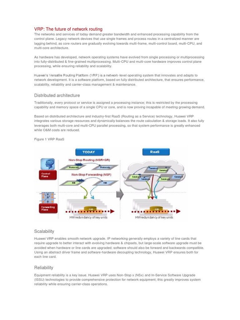 VRP-The Future of Network Routing | PDF | Multi Core Processor ...