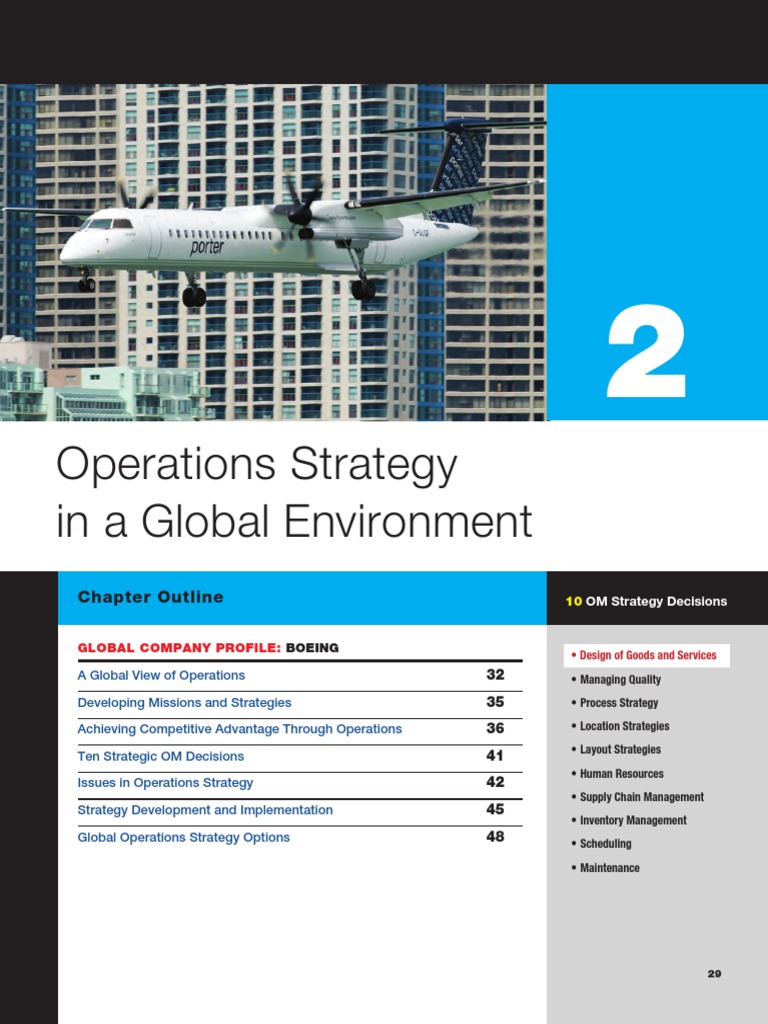 Boeing's Global Operations Strategy | PDF | Competitive Advantage ...