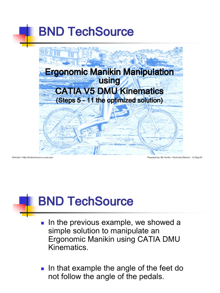 Ergonomic Manikin in CATIA V5 | PDF | Kinematics | Mechanics