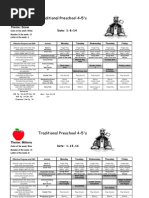 Schedule Cards The First Grade Parade | PDF | Reading (Process ...