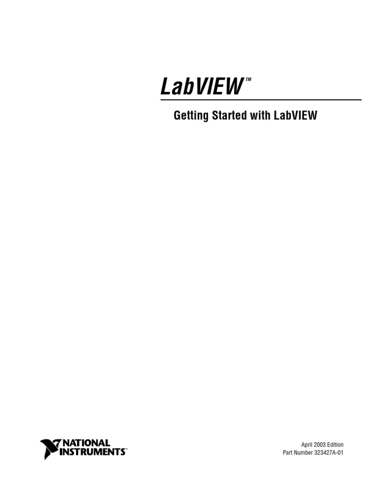 Labview: Getting Started With Labview | PDF
