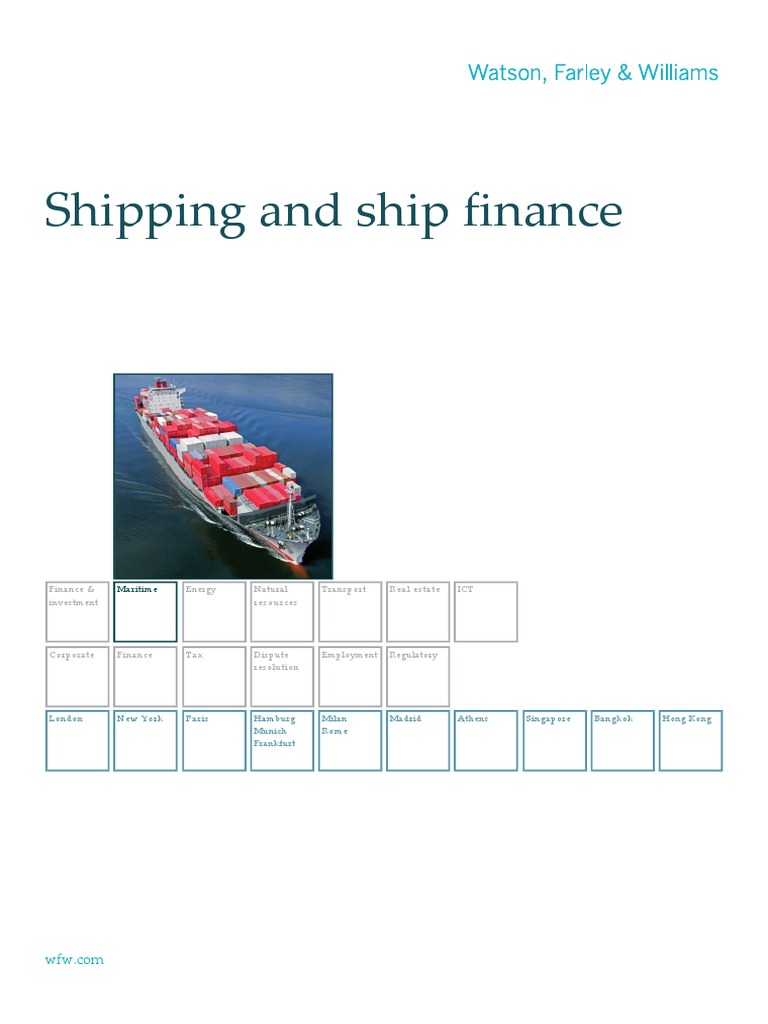 Shipping and Ship Finance | PDF | Securitization | Offshore Drilling