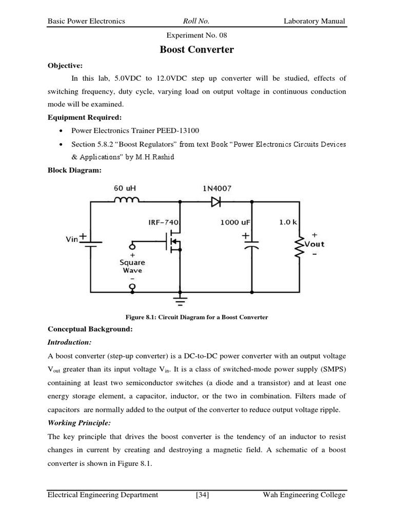 PE Lab 08 | PDF | Power Electronics | Physical Quantities