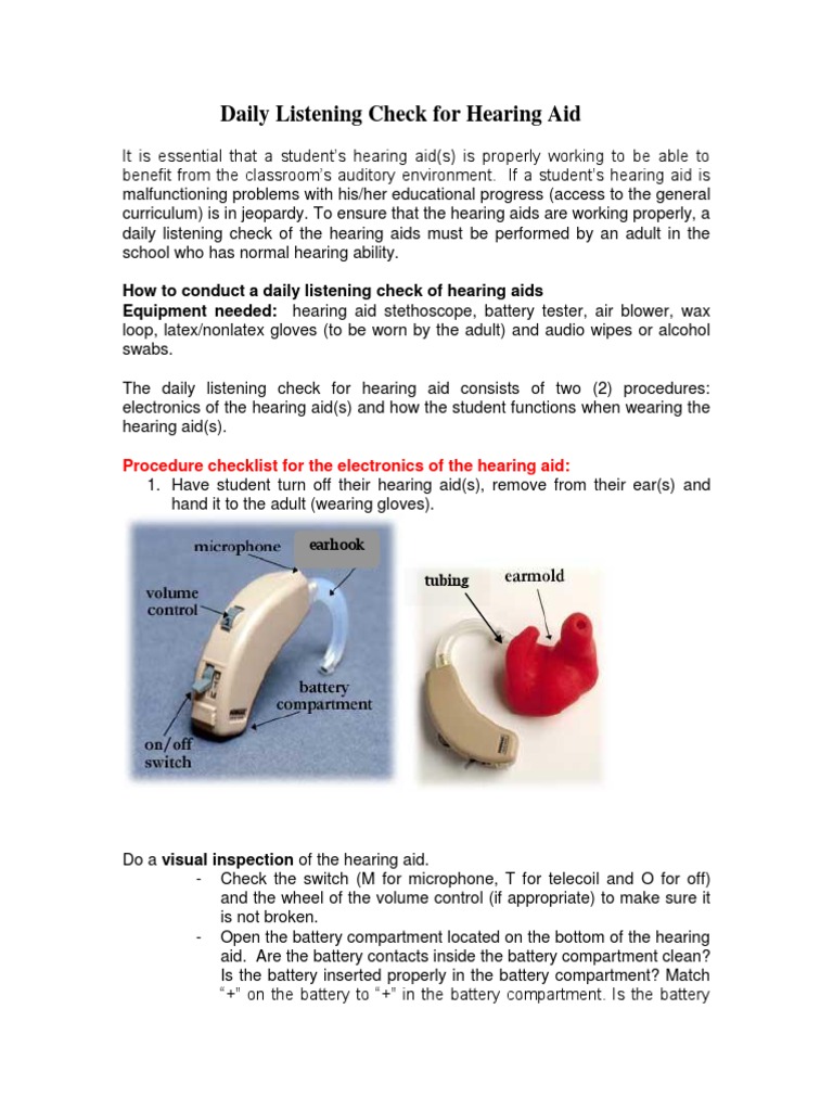 Ling Check | PDF | Hearing Aid | Sound