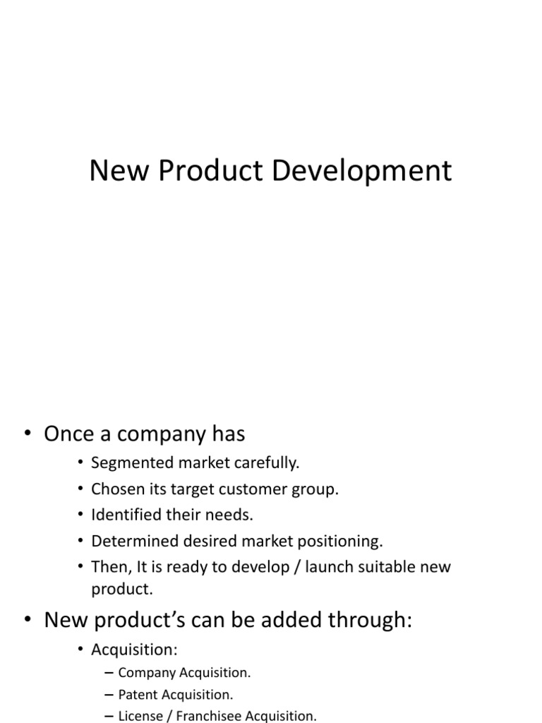 New Product Development | PDF | New Product Development | Marketing