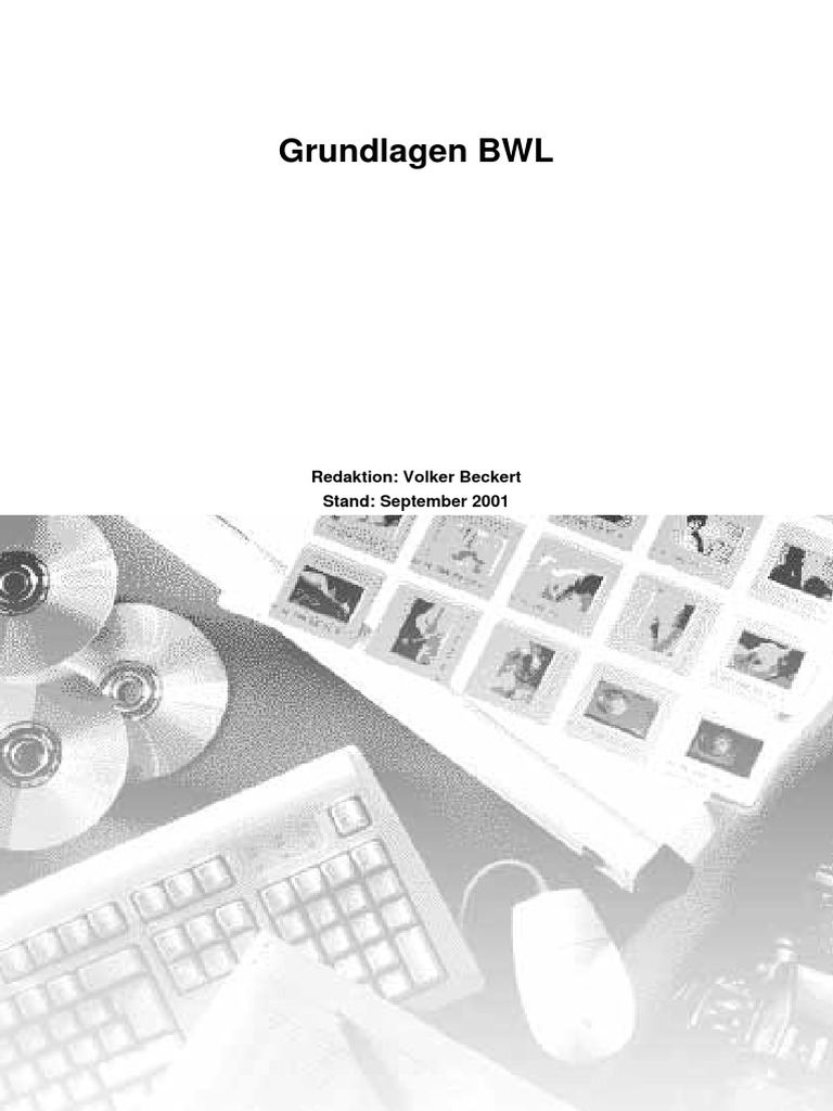 BWL Grundlagen | PDF