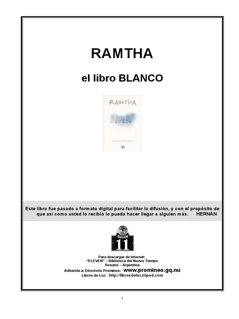 Ramtha El Libro Blanco | PDF
