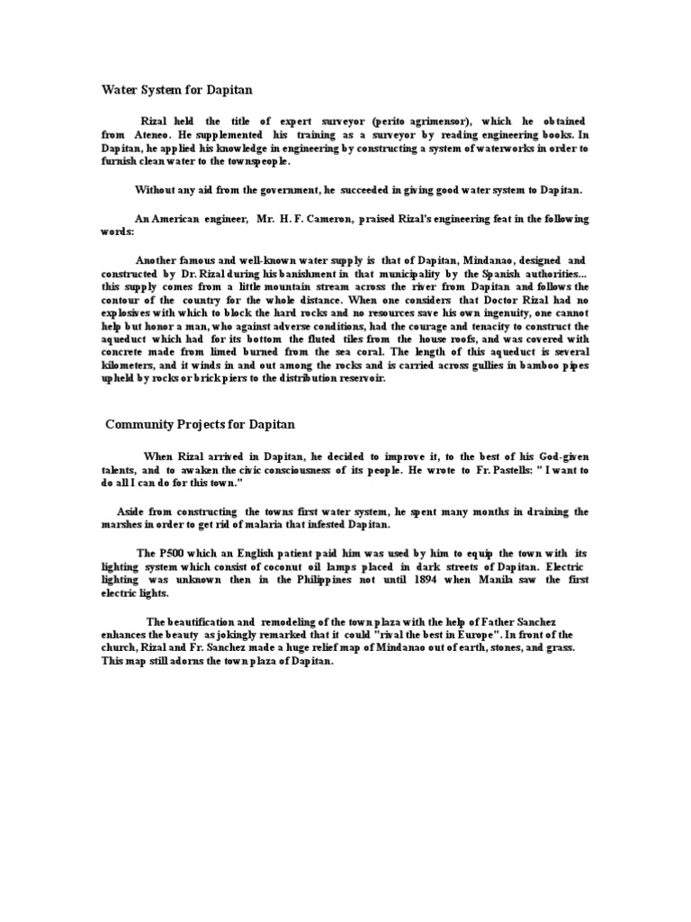 Rizal Engineer | PDF | Water | Nature