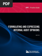 Internal Audit Rating Guide | PDF | Internal Control | Risk