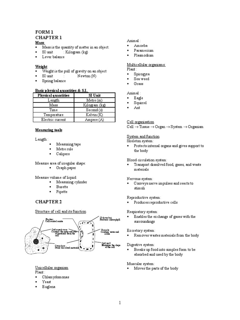 Short Note Science | PDF | Solubility | Lever