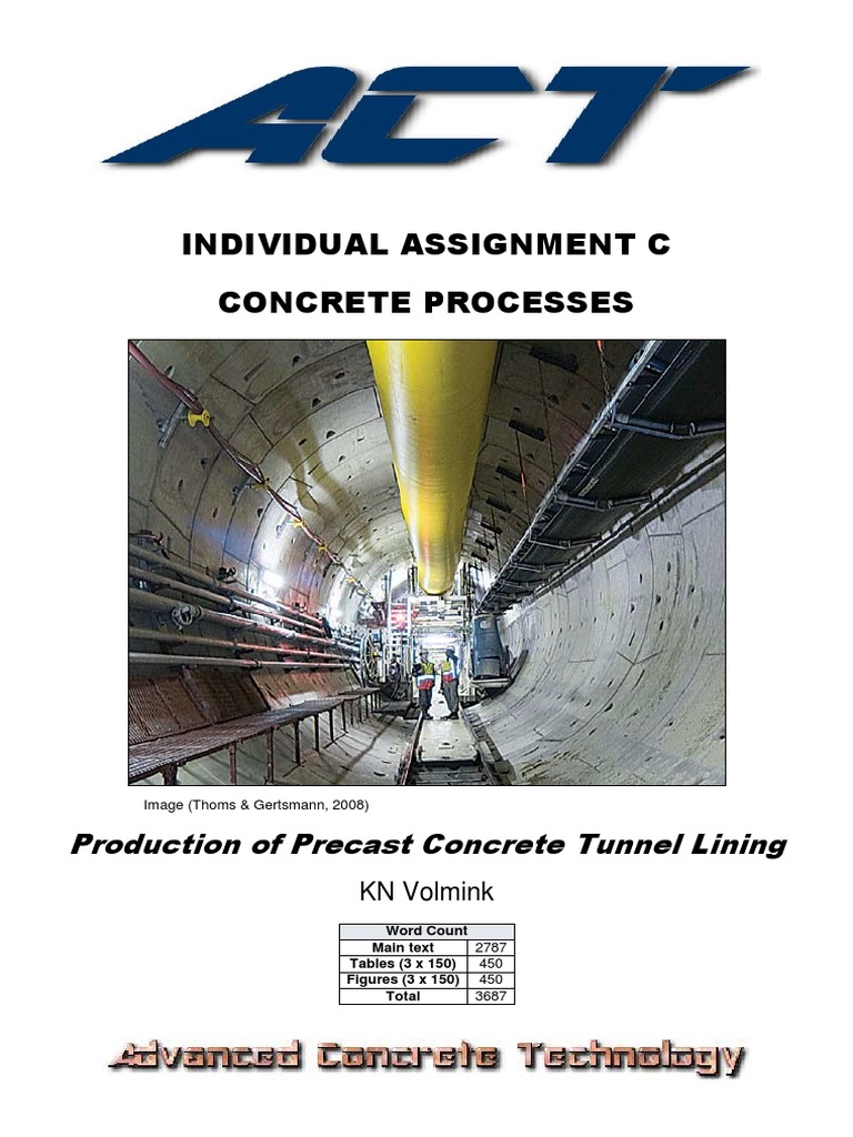 Manufacture of Precast Tunnel Lining | Precast Concrete | Concrete