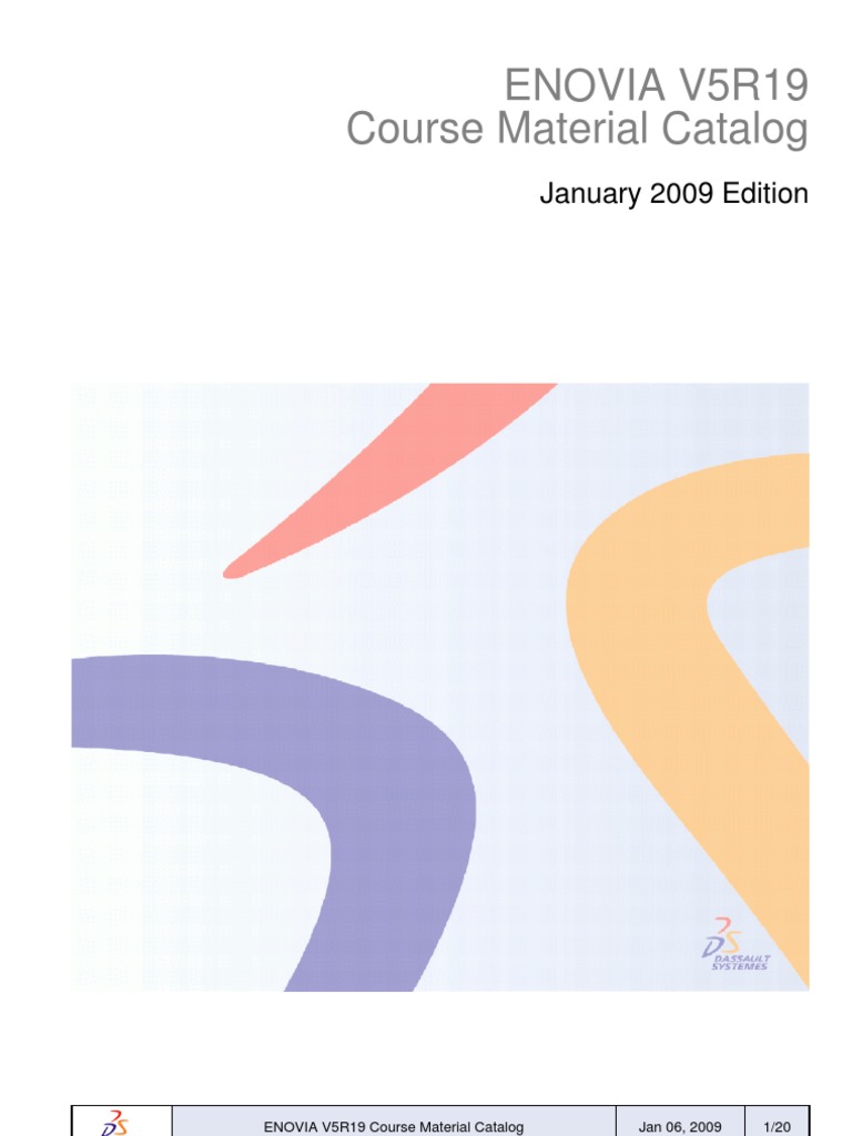 ENOVIA V5R19 Course Catalog | PDF | Product Lifecycle | Business Process