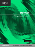 Romani-English Word Glossary | PDF | Romani People | Languages