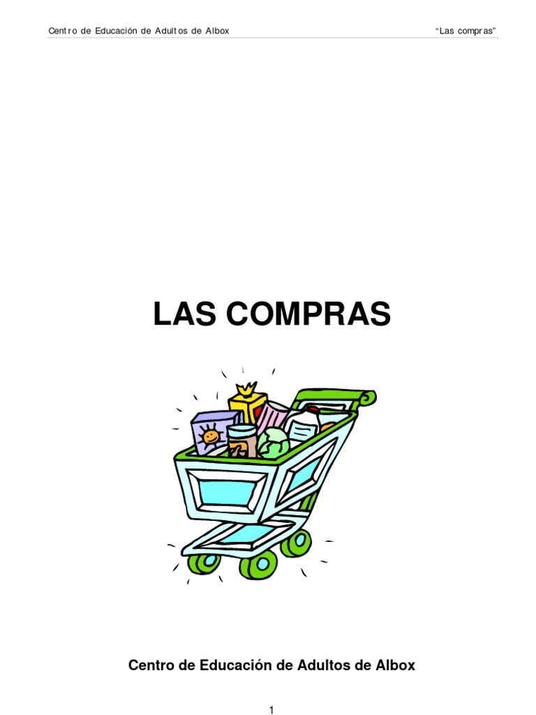 Vocabulario de Compras en Español | PDF | Alimentos | Comida y bebida